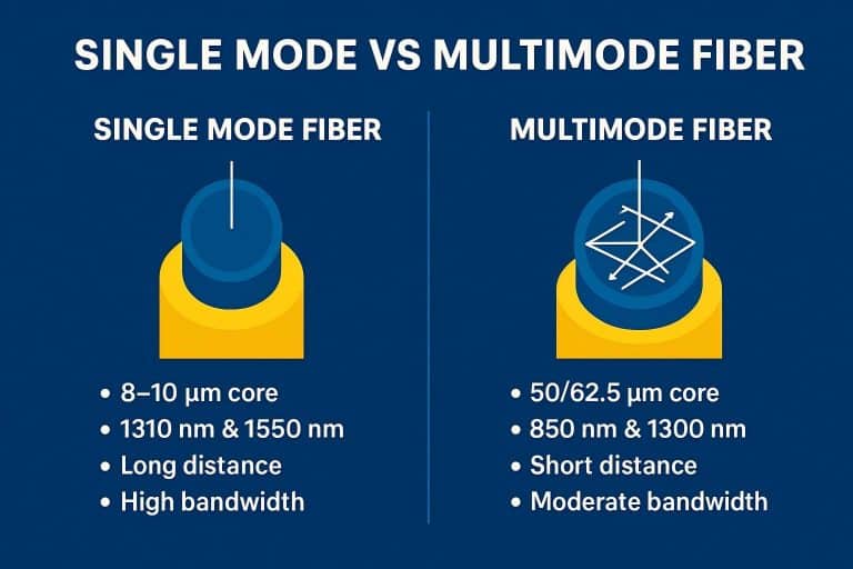 Single Mode vs Multimode Fiber: What’s the Difference?